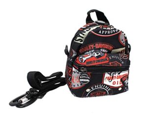 harley-davidson mens vintage print mini-me backpack 99668-vntg