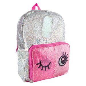 fashion angels magic sequin silver holographic with reveal backpack