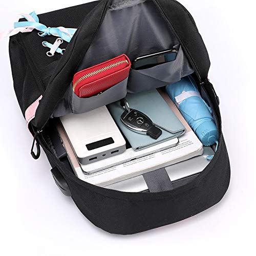 Alikpop Bookbag Jimin Suga V Jhope Rapmonster Suga Jungkook Taehyung V Travel Back Pack With 925 Silver Bracelet for Student Work Men & Women