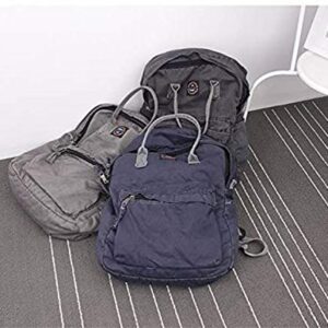 Womens Denim Backpack Purse Teen Girls Casual Style Lightweight Canvas Backpack School Bag Travel Daypack (Navy)