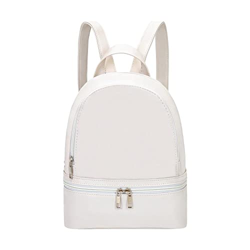 cute fashion mini pack bag Backpack for girls women (beige)