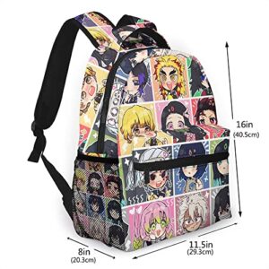 Horckey Anime Backpack For Girls And Women School Backpacks Bookbag Laptop For Men Boys