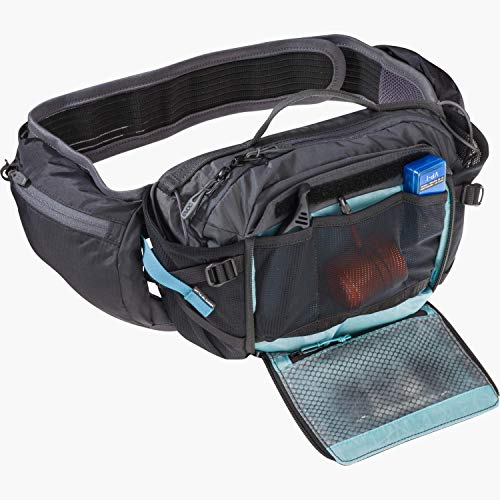 Evoc, Hip Pack Pro, Hydration Bag, Volume: 3L, Bladder: Not inlcuded, Black/Carbon Grey