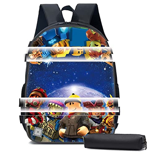 Cartoon Game Backpack 3D Printing Bookbag Unisex Anime Travel Backpack 17 Inch Large Laptop Backpack 5