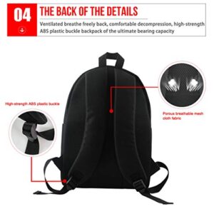 Cool Eagle Bookbags Teens Boys School Backpack Black Travel Rucksacks Laptop Backpack