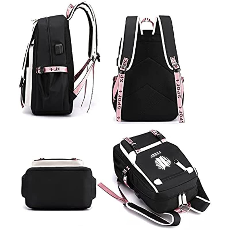 BEBBEE Unisex Bangtan Boys Backpack Middle School Students Bookbag Outdoor Daypack for Merchandise School backpack Girls Merch