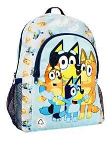 bluey kids backpack blue