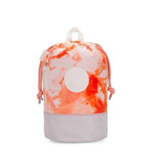 kipling new etoko tie dye backpack tie dye red