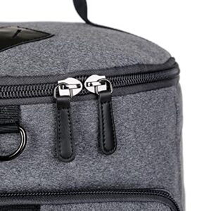 Waterproof Travel Sport Duffel Backpack Weekender bag Hybrid Hiking Rucksack Laptop Backpack for College HB-26 (Grey)