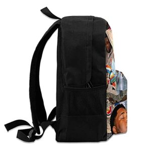 MORGAN MYERS Backpack School Backpack College Daypack Book Bag Computer Bag Laptop Travel Backpack For Men And Women, Black, One Size