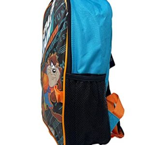 Space Jam Deluxe Full Size 16 Inch Backpack with Detachable Lunch Bag