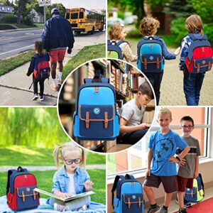 Kids Backpack Children Bookbag Preschool Kindergarten Elementary School Bag for Girls Boys(14182 small blue)