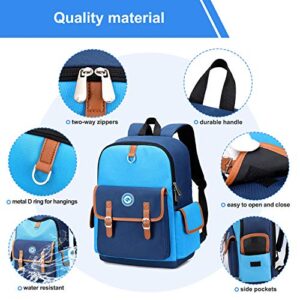 Kids Backpack Children Bookbag Preschool Kindergarten Elementary School Bag for Girls Boys(14182 small blue)