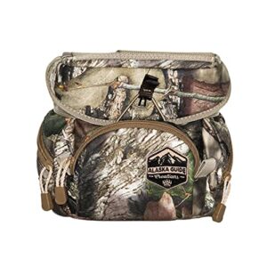 alaska classic hbs bino pack | camo binocular harness vest | hunting binoculars and rangefinder pouch (mossy oak break-up country)