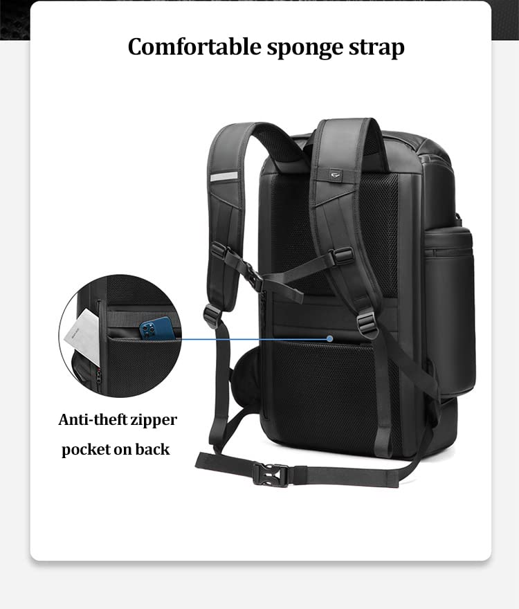 NC Men large capacity travel backpack ,50L waterproof hiking trekking Backpack With separate shoe bag ,17 inch Business Laptop Backpack