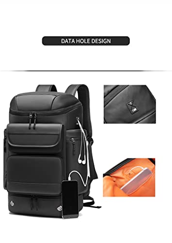 NC Men large capacity travel backpack ,50L waterproof hiking trekking Backpack With separate shoe bag ,17 inch Business Laptop Backpack