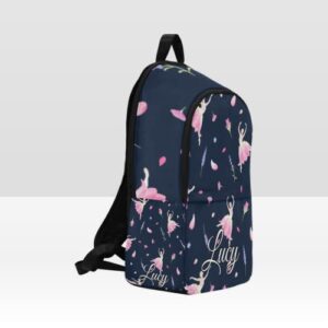 Ballet Dance Backpack Ballerina Girl School Backpack for Girls Boys Custom Backpack Personalized Name School Bag Bookbag