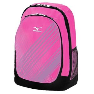 mizuno lightning daypack (pink/black,18 x 12 x 9-inch)