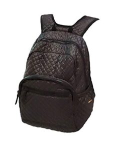 clarany comfortable quilted 15 inch laptop & tablet fashion travel backpack water repellent