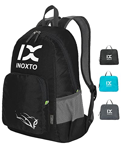 INOXTO 20L Lightweight Hiking Backpack Small Foldable Hiking Daypack for Outdoor Hiking Travel Camping ， Packable Travel Backpack for Women Men