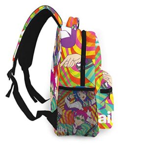 The Disastrous Life of Saiki-K Backpack Laptop Bag School Bookbag Leisure Travel Camping Outdoor Backpack for Girls Boys