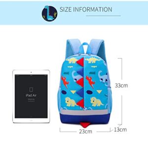 Bansusu 3D Dinosaur Pattern Girls Boys Small Backpack Bookbag Mini Casual Daypack