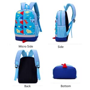 Bansusu 3D Dinosaur Pattern Girls Boys Small Backpack Bookbag Mini Casual Daypack