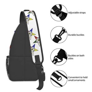 ASEELO Stars Eastern Stars Sling Bag Crossbody Backpack For Women Men Chest Bag Hiking Bag For Camping Biking Travel