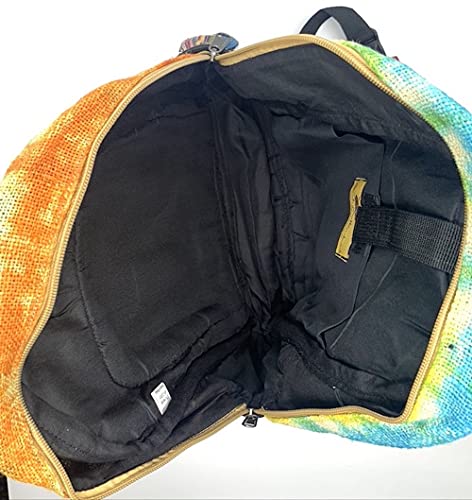 Unique design Himalaya Hemp Backpack Small Backpack Hippie Backpack Festival Backpack Hiking & Tablet Backpack FAIR TRADE Handmade with Love