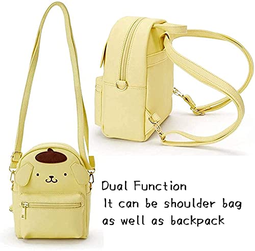 PYSUG Anime Doll Cosplay Light Blue Bag Kawaii Mini Backpack Cute Cosplay Shoulder Bag Doll Handbag for Girls (Yellow)