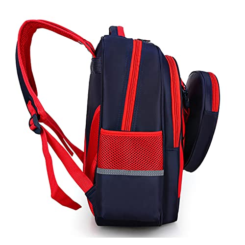 GLOOMALL Spiderman School Bags Boy Oxford cloth Vacation Travel backpack Spiderman Backpack