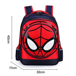 GLOOMALL Spiderman School Bags Boy Oxford cloth Vacation Travel backpack Spiderman Backpack