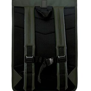 Rains Roll Top Rucksack Green One Size