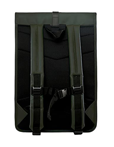 Rains Roll Top Rucksack Green One Size