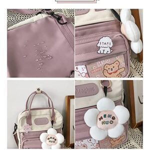 Sunny Fanny OU Cute Backpacks. Japanese Anime Kawaii Backpack School Functional Travel Waterproof Bookbag Laptop Bag…