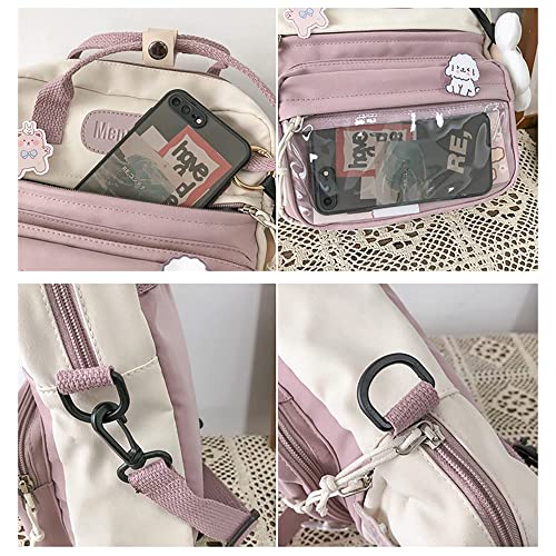 Sunny Fanny OU Cute Backpacks. Japanese Anime Kawaii Backpack School Functional Travel Waterproof Bookbag Laptop Bag…