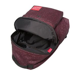 Manhattan Portage Midnight Big Apple Backpack (Md), Burgundy