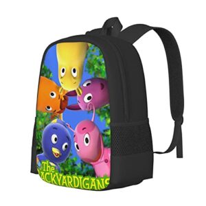 Pobecan The Anime Backyardigans Backpack Laptop Backpack School Daypack Book Bag Travel Bag for Men Women Boys Girls