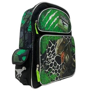 dinosaurs 16″ large”warning beware of raptors” backpack