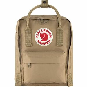 fjallraven women’s kanken mini backpack, clay, green, one size