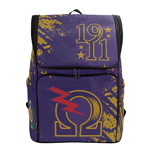 BBGreek Omega Psi Phi Fraternity Paraphernalia - School College Backpack - QUE - Official Vendor