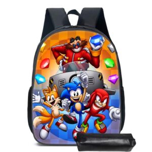 gbawxoz cartoon game backpack large capacity book bag multifunction travel daypack for teen laptop bag 2