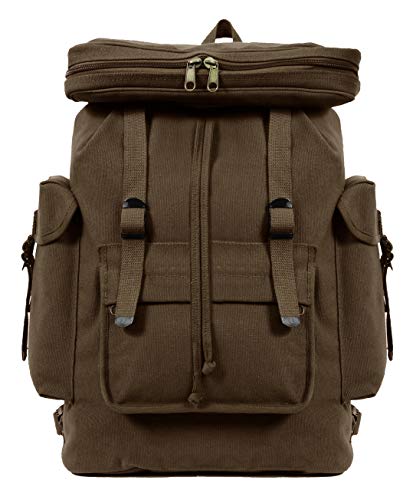 Rothco Canvas European Rucksack, Earth Brown