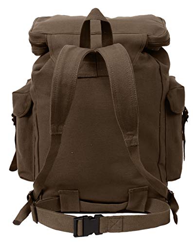 Rothco Canvas European Rucksack, Earth Brown