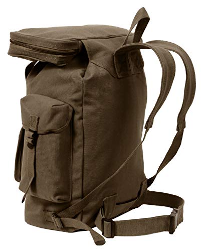 Rothco Canvas European Rucksack, Earth Brown