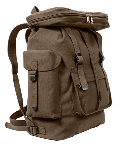 Rothco Canvas European Rucksack, Earth Brown