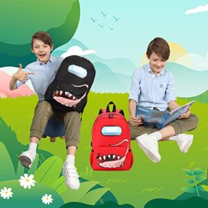 Kids Backpack for Boys Girls Kawaii Hiking Backpack Waterproof Travel Backpacks for Women Men, 17-Inch Cute School Bookbag for Student