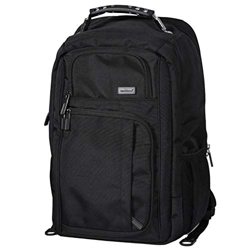 Rockland Professional USB Laptop Backpack, Black, Large