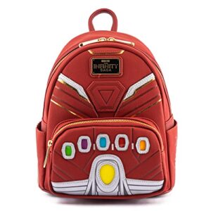 loungefly x marvel infinity saga gauntlet cosplay light up mini backpack