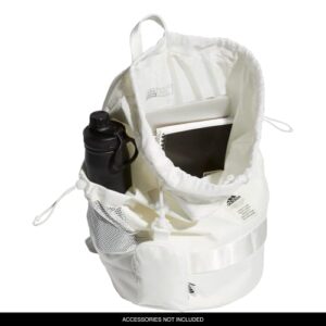 adidas Bucket Backpack, Non Dyed White, One Size